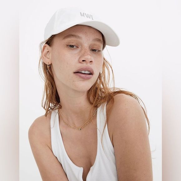 Madewell | Accessories | Mwlresourced Baseball Cap In White | Poshmark